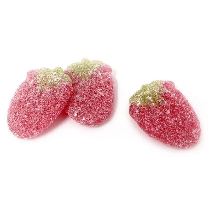 Fizzy Strawberries (Pick n Mix) | Crazy Candies NZ Lolly Shop