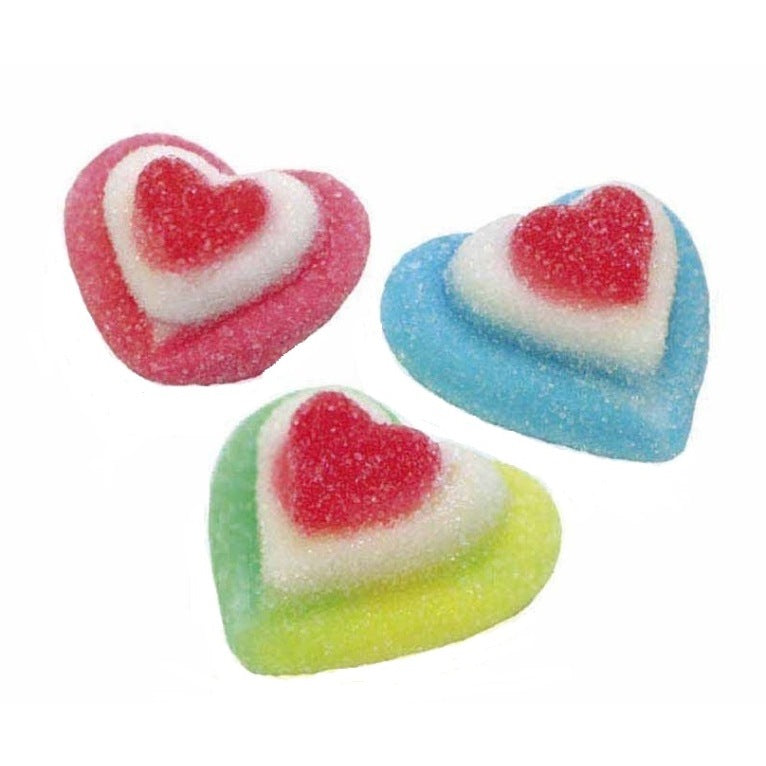 Triple Hearts Sugared (Pick n Mix) | Crazy Candies NZ